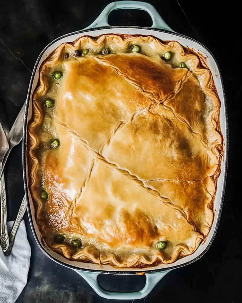 Chicken Pot Pie Casserole: A Delicious Comfort Dish! - Tasty Pleasure