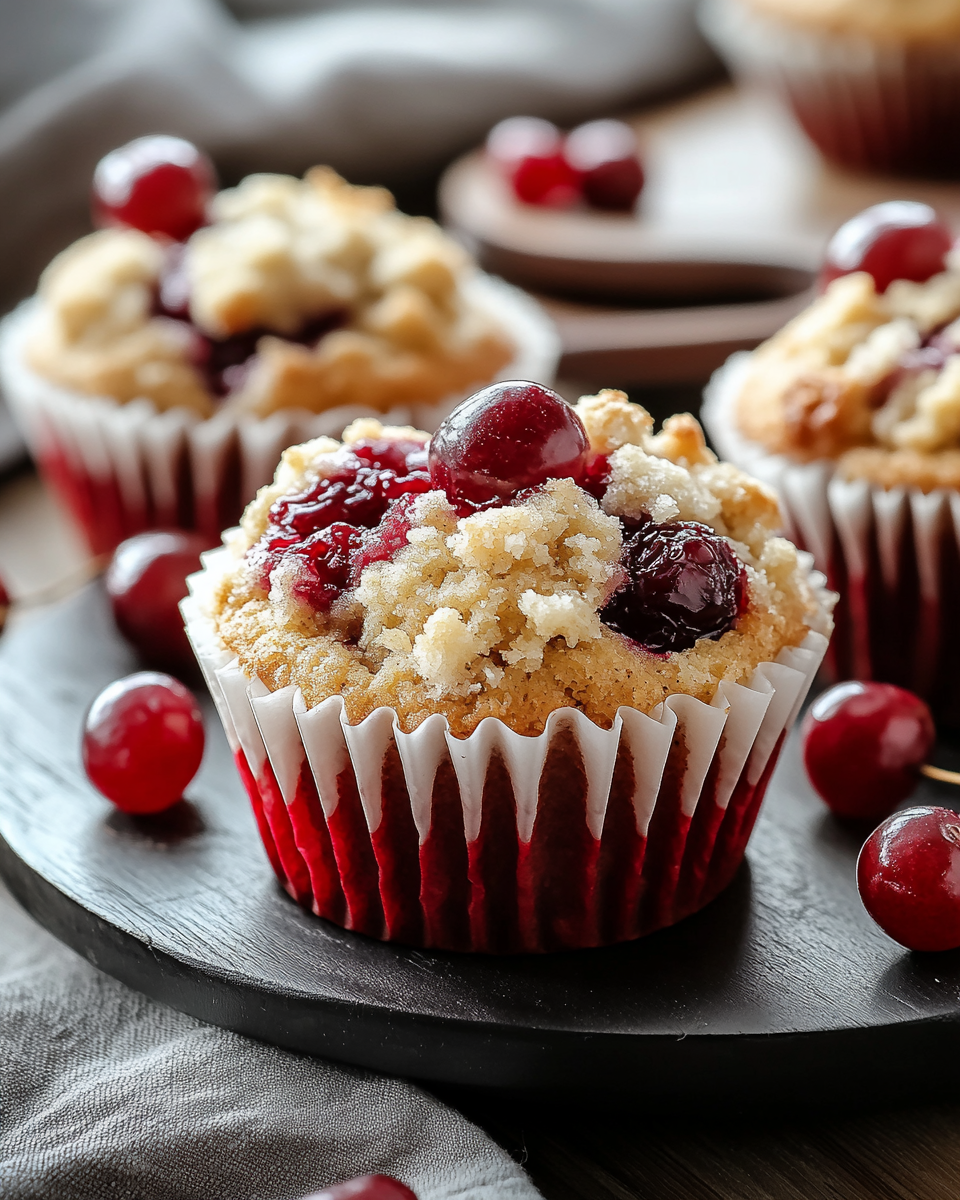 Cherry Cobbler Muffins Bake Deliciousness Today Tasty Pleasure