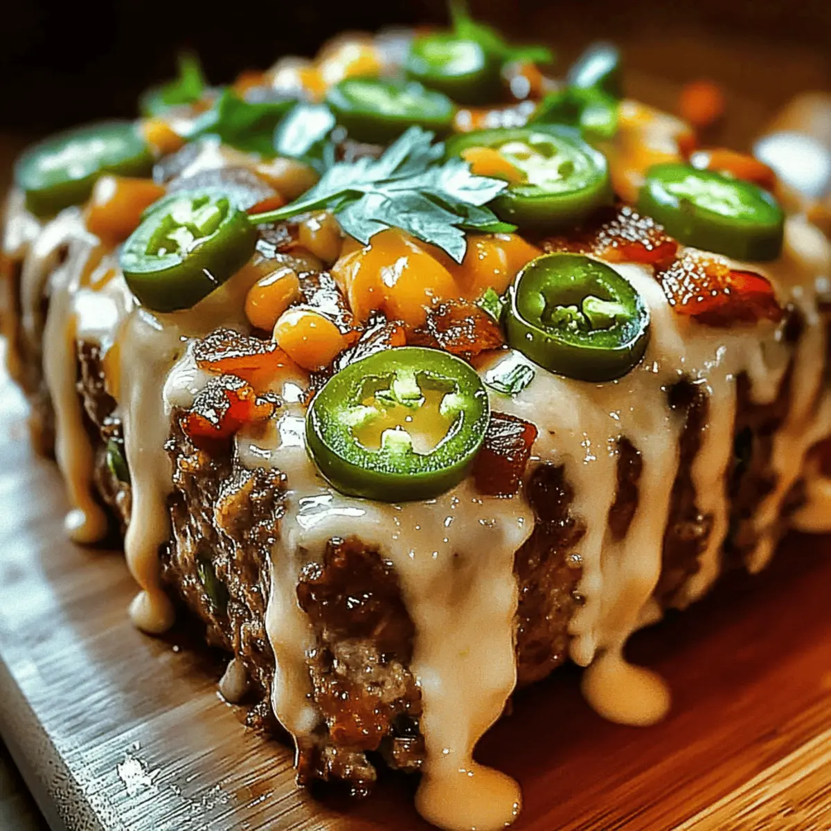 Ultimate Smoky Jalapeño Popper Meatloaf: Delicious Comfort Food