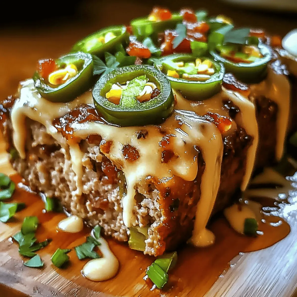 Ultimate Smoky Jalapeño Popper Meatloaf: Delicious Comfort Food