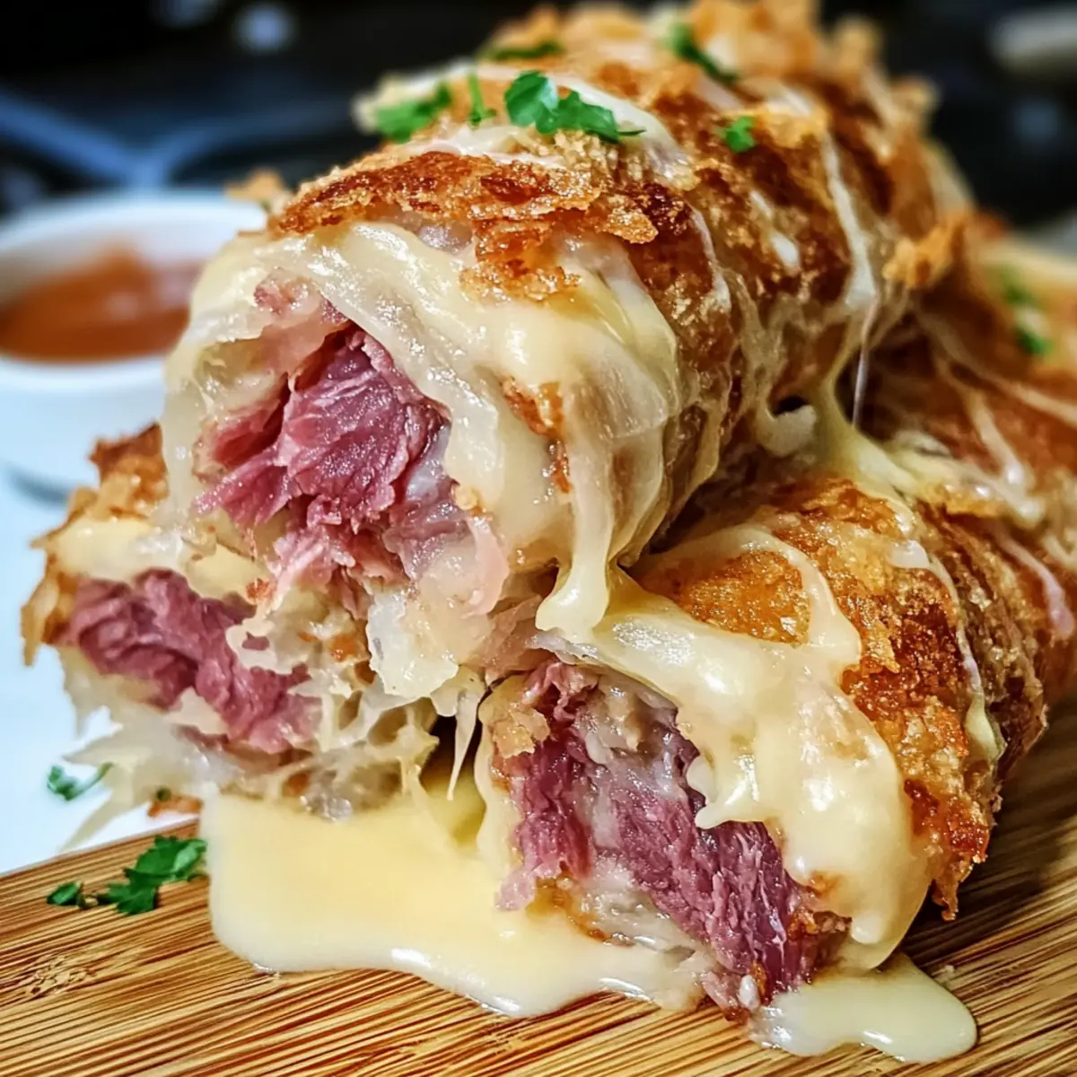 Irresistible Keto Crispy Reuben Roll-Ups: Quick Low-Carb Delight