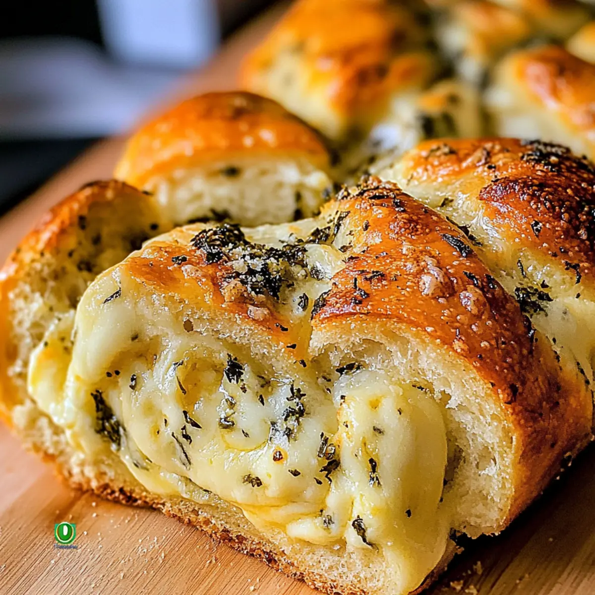 Irresistible Swirled Garlic Herb and Cheese Bread Recipe