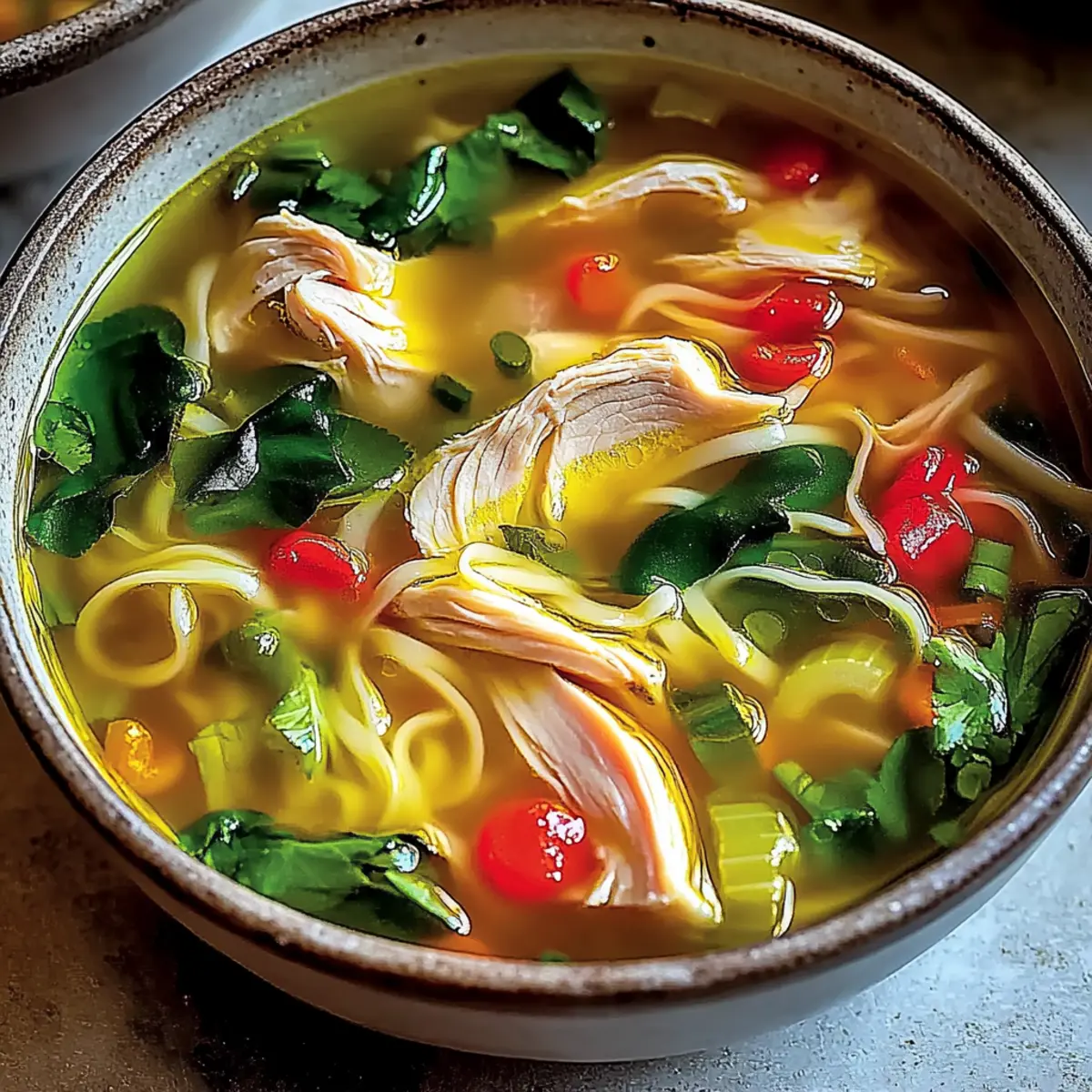 Irresistible Ginger Garlic Chicken Noodle Soup: Comfort Food