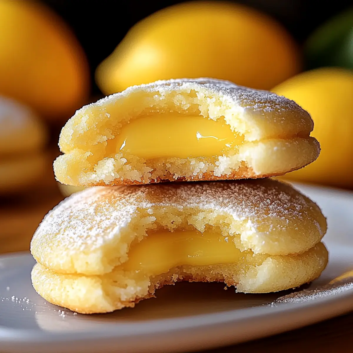 Irresistible Stuffed Lemon Cookies for a Sweet Treat